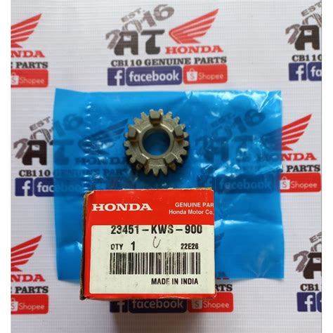 Honda Cb110 Genuine 3rd Gear Mainshaft 21t Shopee Philippines