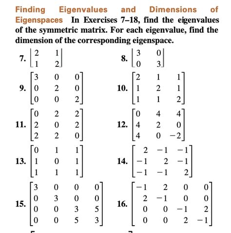 VIDEO Solution Please With Steps Finding Eigenvalues And Dimensions Of Eigenspaces In