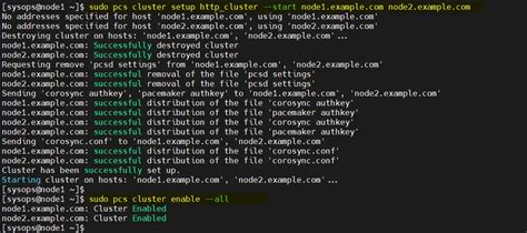 how to setup high availability apache cluster on rhel 9 8
