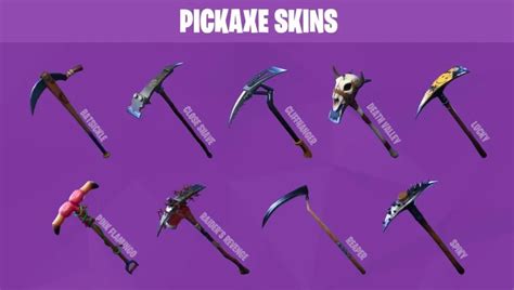 Top 10 Rarest Pickaxes In Fortnite 2024