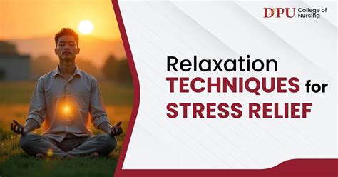 Relaxation Techniques For Stress Relief