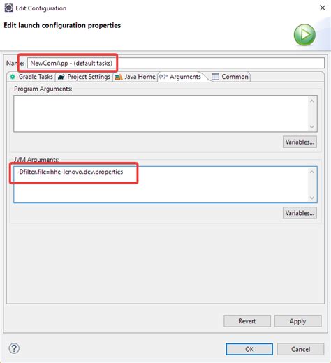 Eclipse Buildship How To Set Environment Variable On Project Scope Stack Overflow