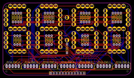 Segment Clock Mm Leds EasyEDA Open Source Hardware Lab