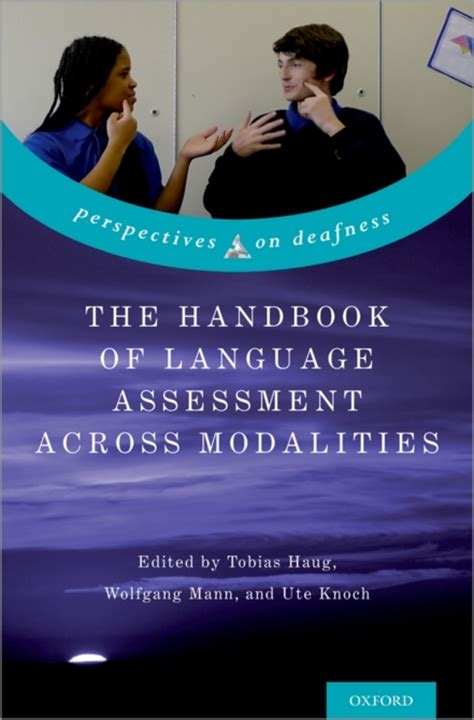 The Handbook Of Language Assessment Across Modalities Premiumjs Store