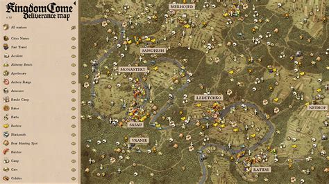 Kingdom Come Deliverance Carte Kingdom Come Deliverance 2 Maps Yfjnh