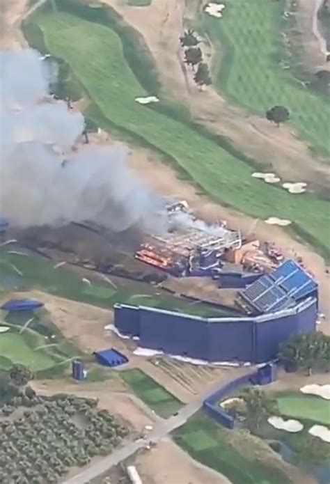 Huge Fire Breaks Out At Ryder Cup 2023 Marco Simone Course Days After