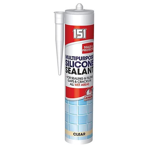 151 Multi Purpose Silicone Sealant 280ml Clear