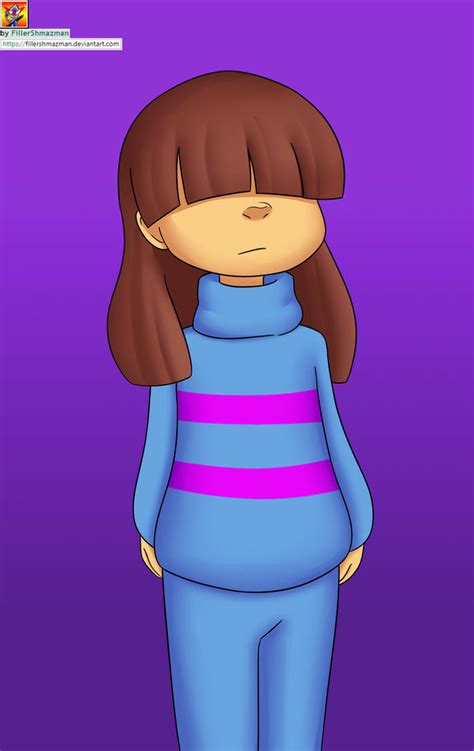 Frisk With Long Hair By Fillershmazman On Deviantart