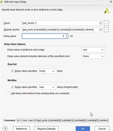 Input Delay