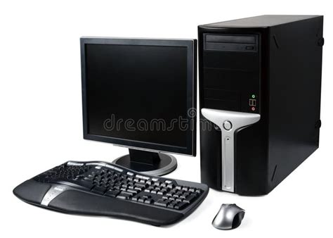 Modern Desktop Computer Stock Image Image Of System Keyboard 8057803