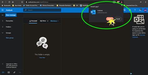 How To Install Outlook On The Web As A Progressive Web App