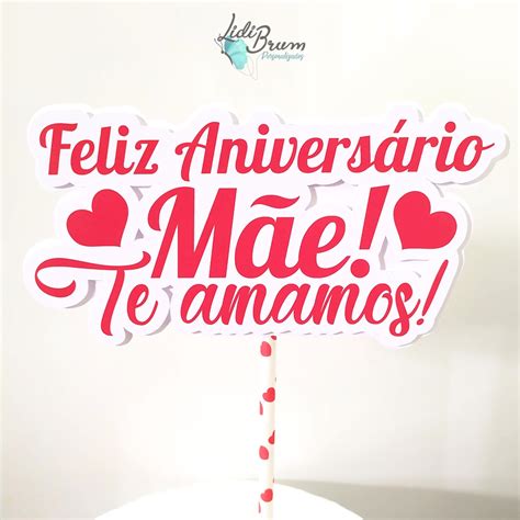 Banner De Feliz Aniversario Mae Para Imprimir