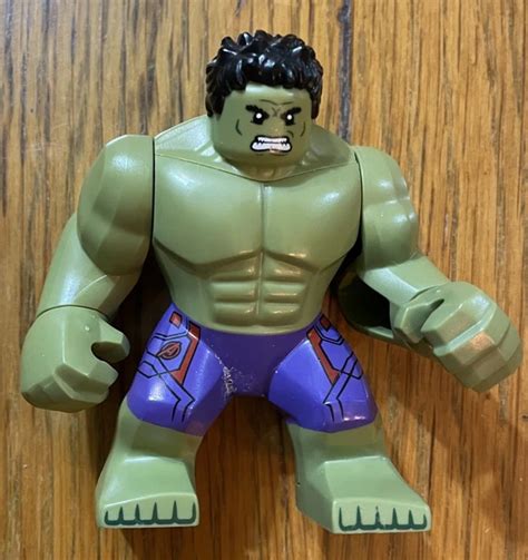 Lego Marvel Minifigure Big Figure Hulk Sh173 Age Of Ultron 76031 76041 £1624 Picclick Uk