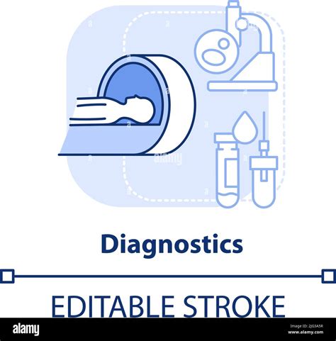 Diagnostics Light Blue Concept Icon Stock Vector Image And Art Alamy