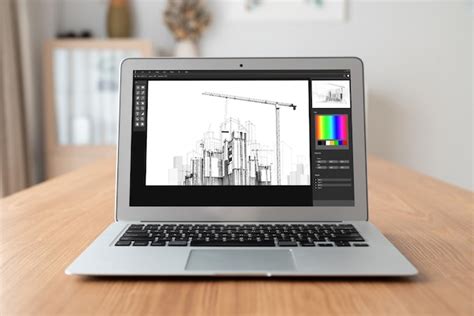 Aplicación De Software Moderna De Diseño Arquitectónico Para Empresas De Arquitectos Foto Premium