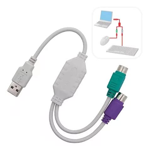 Cabo Adaptador Teclado Mouse Antigo Ps2 Para Usb Pc Notebook Mercadolivre