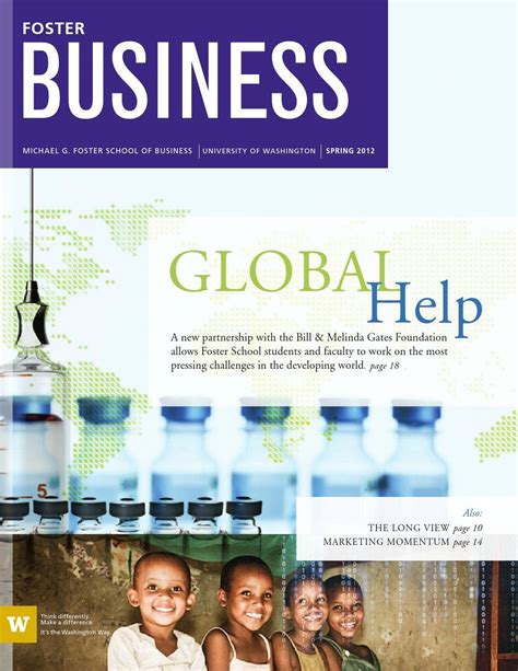 Foster Business Magazine Spring 2012 By University Of Washington Foster