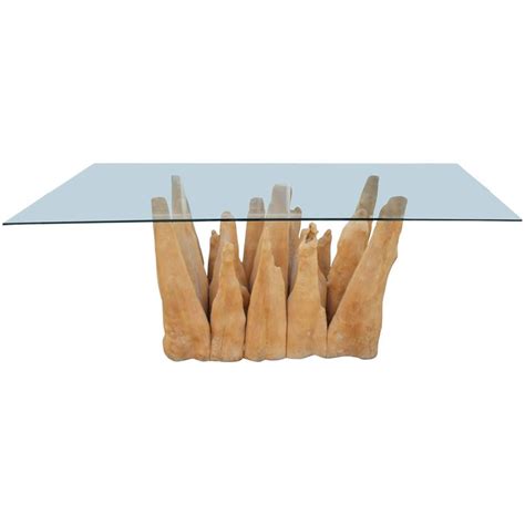 Cypress Root Tree Knee Vintage Dining Table Desk Console Base Wood At