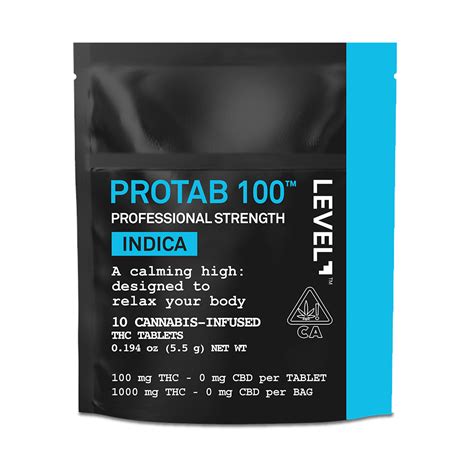 Protab 100 Indica [10pk] 1000mg Level Protab 100 Jane