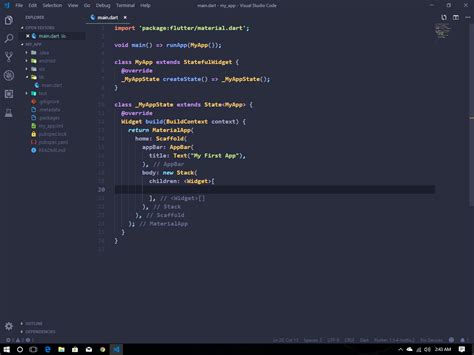 Why I Dont Have Build File In My Flutter Project Stack Overflow