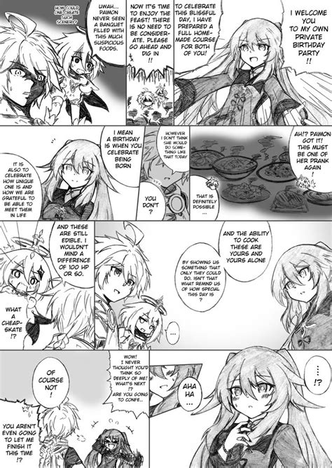 Aether X Hu Tao Cute Comics Fantasy Art Women Anime Movies