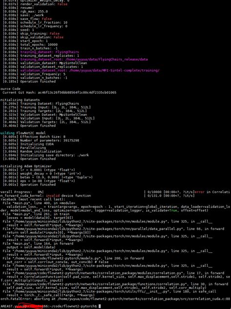 torch fatalerror aborting at correlation cuda c · issue 21 · nvidia