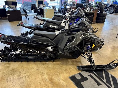 2025 Polaris® Boost Rmk Khaos 155 Shadow Gray Gloss Black Karl Malone Motorsports