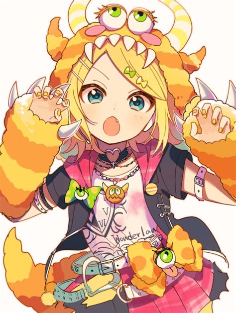 Kagamine Rin And Wonderlands X Showtime Rin Vocaloid And 1 More Drawn