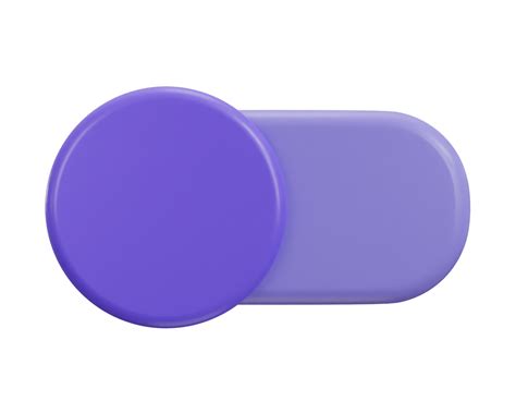 3d Toggle Switch Off Button Icon Illustration 47247449 Png