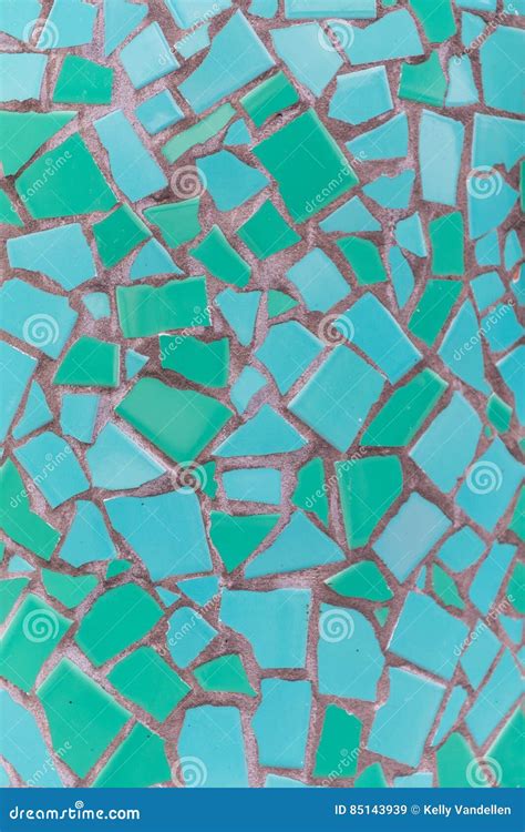 Teal Mosaic Tile Texture Stock Image Image Of Mosaic 85143939