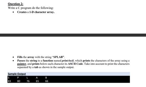 Solved Question Write A C Program Do The Following Chegg