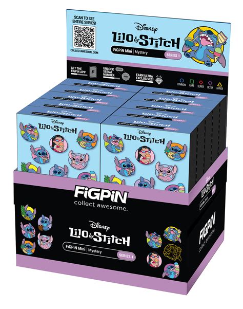 Figpin Lilo And Stitch Mystery Series 1 Sealed Case