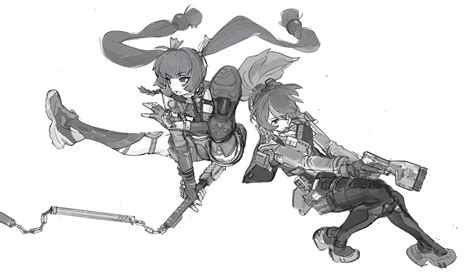 Zhu Yuan And Qingyi Zenless Zone Zero Drawn By Qyuandee3 Danbooru