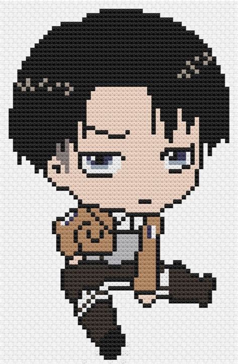 Haikyuu Pixel Art Grid Kenma See More Ideas About Haikyuu Haikyuu