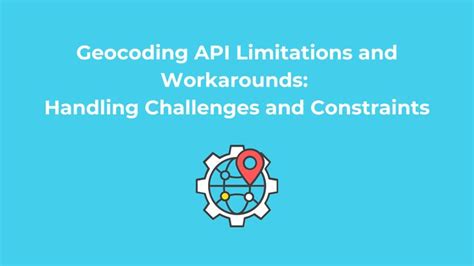 A Blue Background With The Words Geocading Api Limits And Workarounds Handling Challenges And