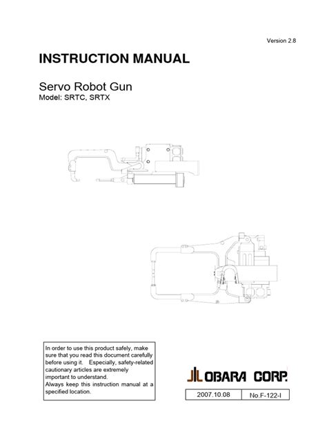 Servo Gun V28 Eng Obara Pdf Gear Electric Motor