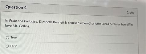 Solved Question 41 ﻿ptsIn Pride and Prejudice, Elizabeth | Chegg.com