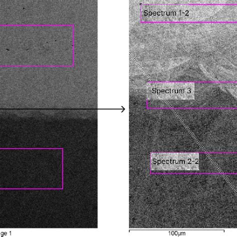 Sem Image Of The Gradient Structure In The Interface Area Of The Download Scientific Diagram