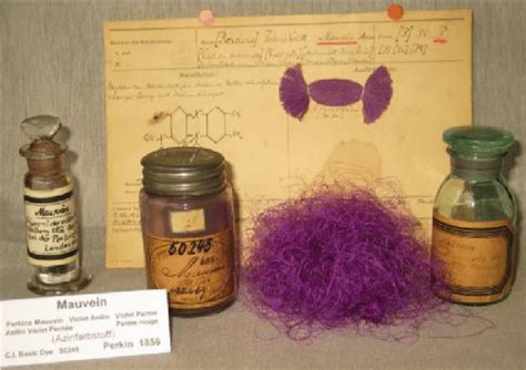 Documents On Mauveine The First Important Textile Dye Deposited In The