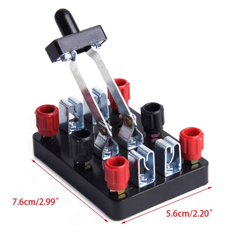 Knife Switch Double Pole Double Throw DPDT Forward Reverse For Experiment Test EBay