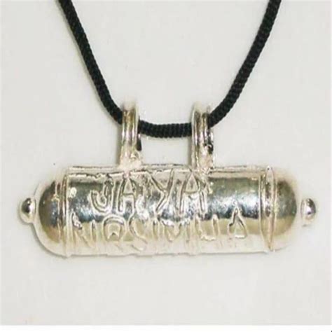 Silver Narasimha Spiritual Kawach Taweez Jay Narsingh Mantra Inside Dev At ₹ 500 Piece Silver