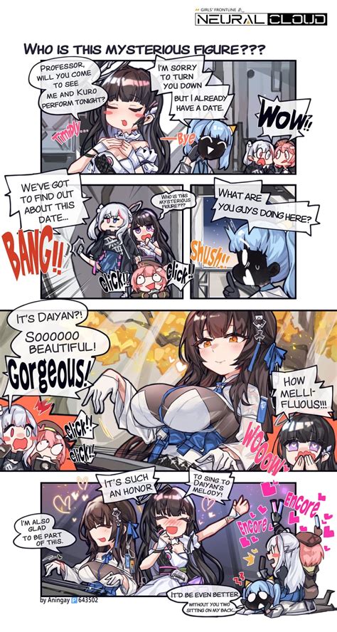 Type 95 Mdr Kuro Professor Nanaka And 3 More Girls Frontline And