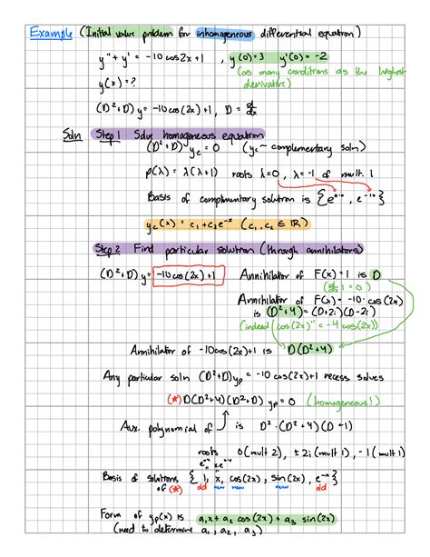 Mixing Problems And Oscillations Example Initialvalve Problemfor