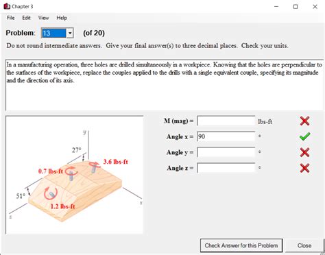 solved chapter 3 x file edit view help problem 13 of 20