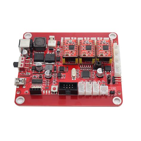 RATTMMOTOR GRBL 1 1 Red Control Board 3 Axis USB Port CNC GRBL Controller Board For DIY Mini CNC