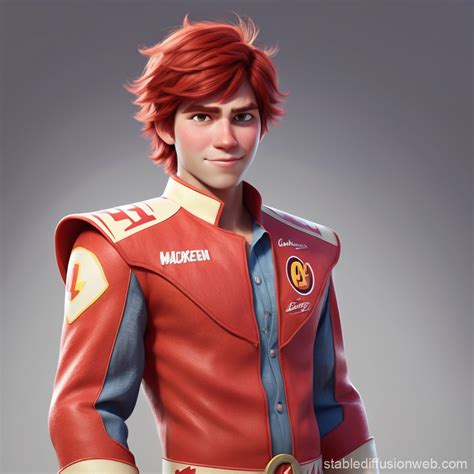 Humanized Lightning Mcqueen Stable Diffusion Online