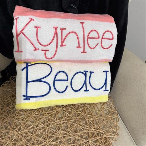 Unicorn Sprinkles Cursive Script Embroidery Font 6 Sizes Instant