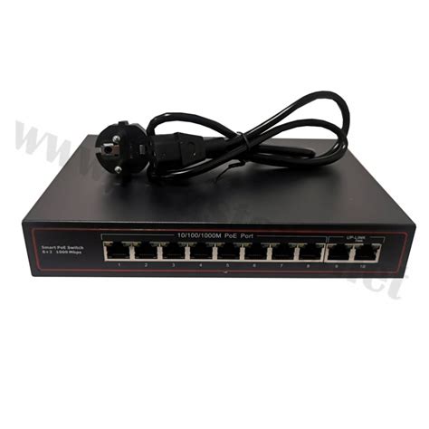 Poe Switch 8chจ่ายไฟอุปกรณ์poe Switch 8ch 2 Lanuplink