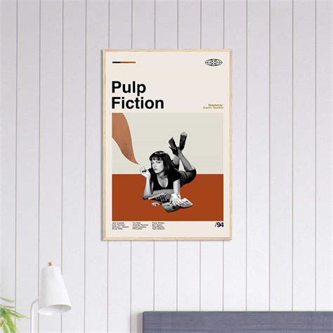 Pulp Fiction Movie Poster Pulp Fiction Print Minimalist Poster
