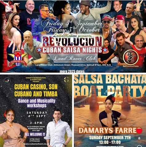 Latinmotion Monthly Revolucion Cuban Salsa Nights We Love Our